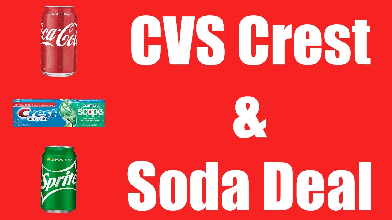 CVS Crest and Soda Deal - YouTube