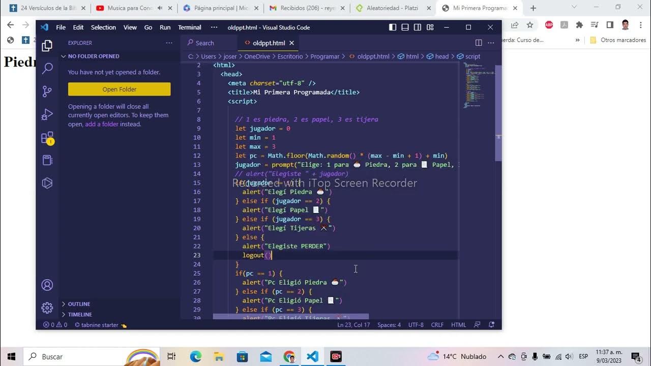 Como salir de un programa en Javascript, función Logout() - YouTube