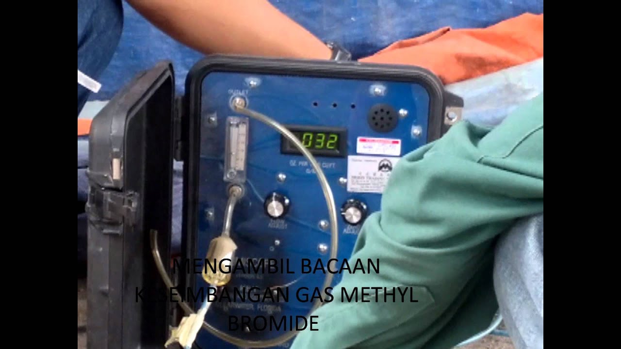 FUMIGATION - MONITORING READING METHYL BROMIDE - YouTube