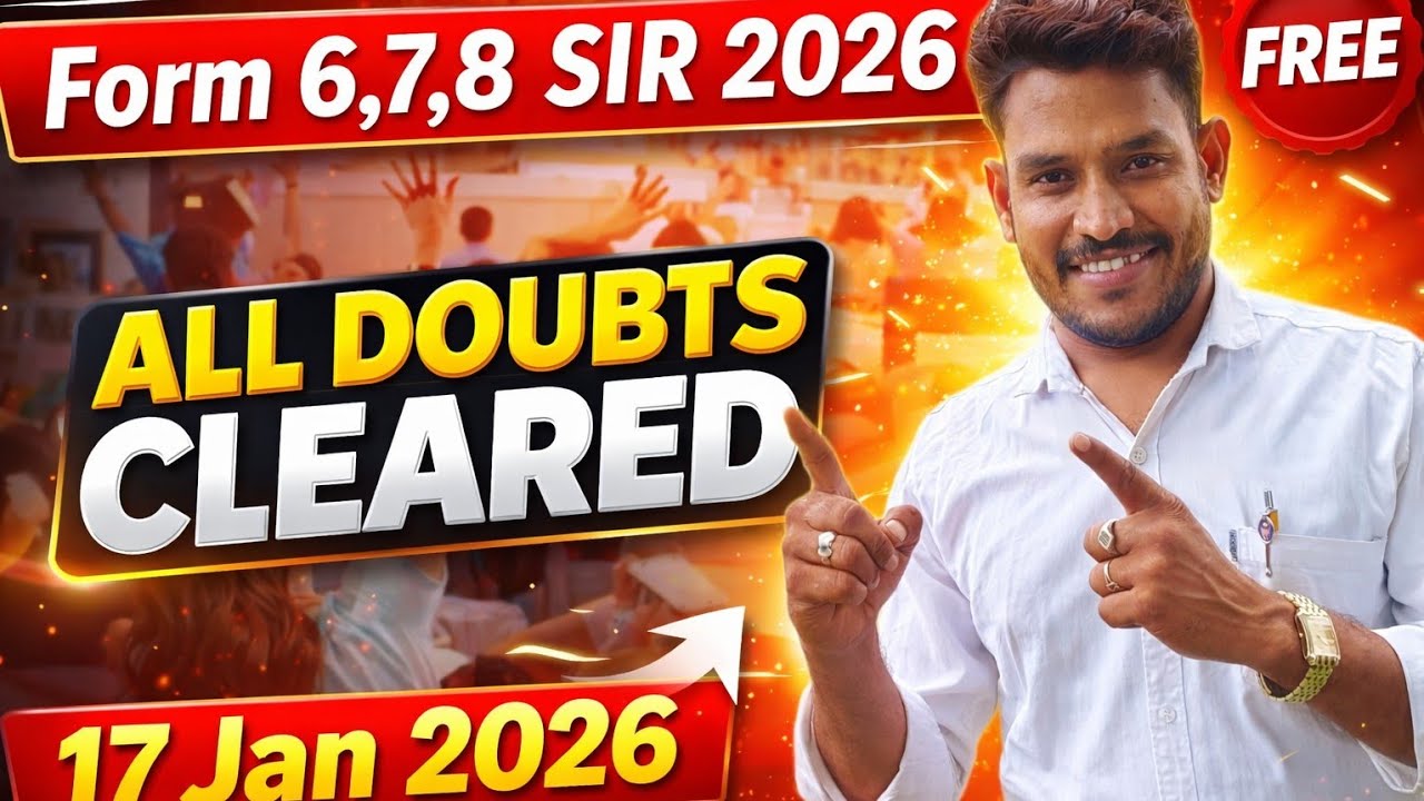 form 6,7,8 doubts | eci form 6 kaise bhare | eci form 8 online apply ...