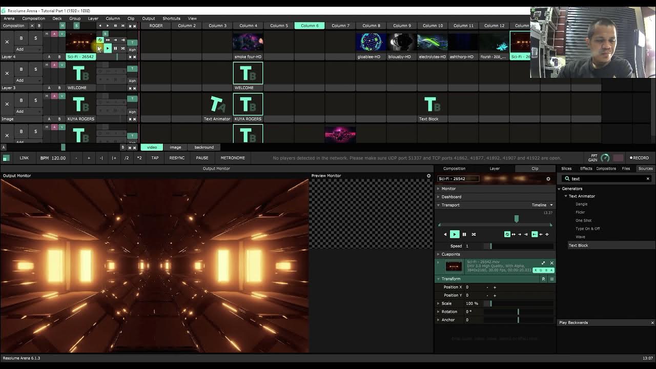 2ND TUTORIAL HOW TO USE MULTIPLE LAYER, TEXT BLOCK, TEXT ANIMATOR. ( RESOLUME SOFTWARE ) - YouTube
