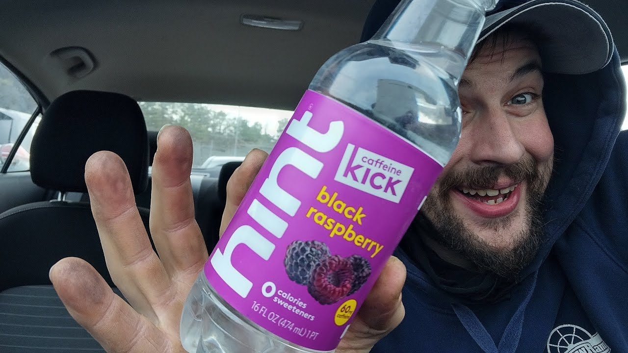Black Raspberry by Hint | Caffeine Kick | Food / Drink Review - YouTube