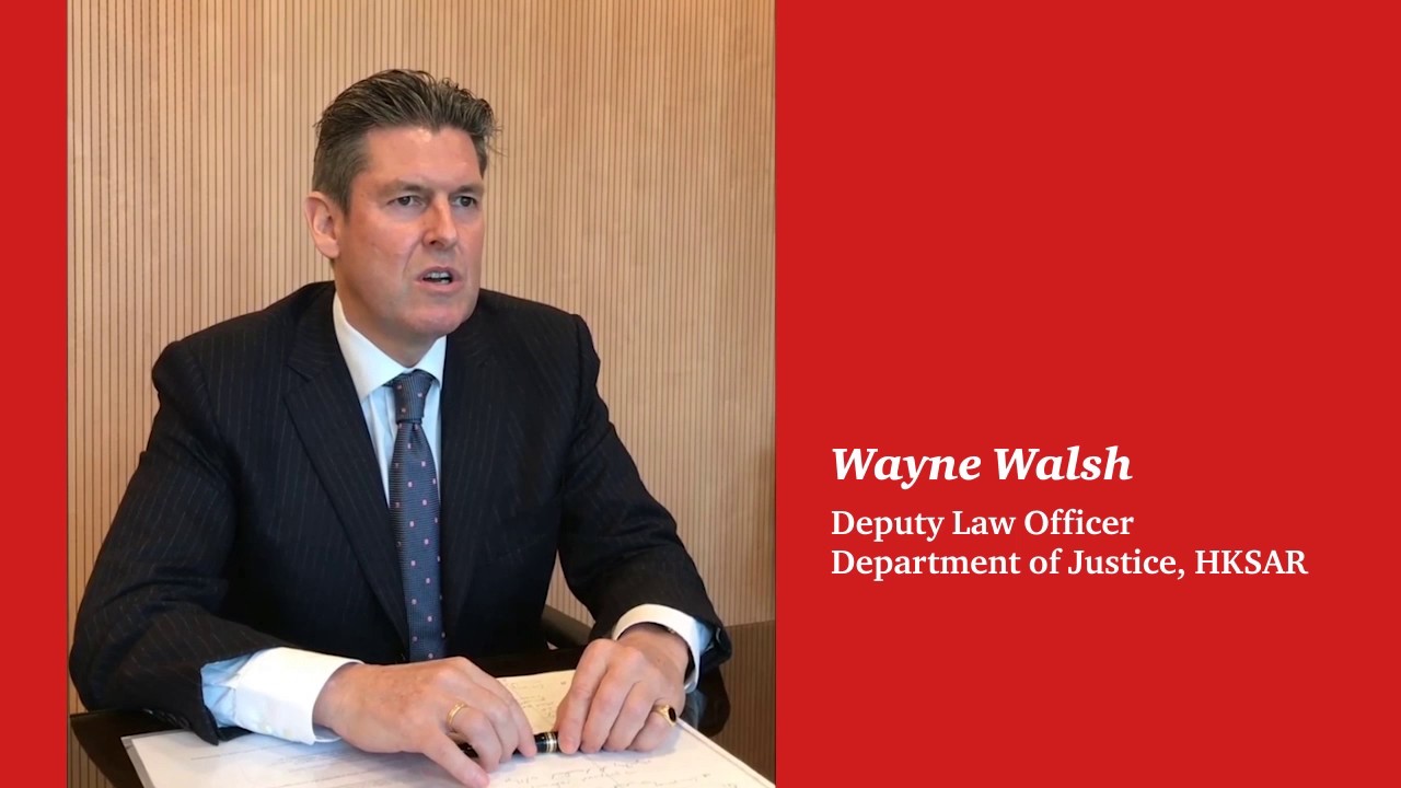 Wayne Walsh, Deputy Law Officer, Department of Justice, HKSAR - YouTube