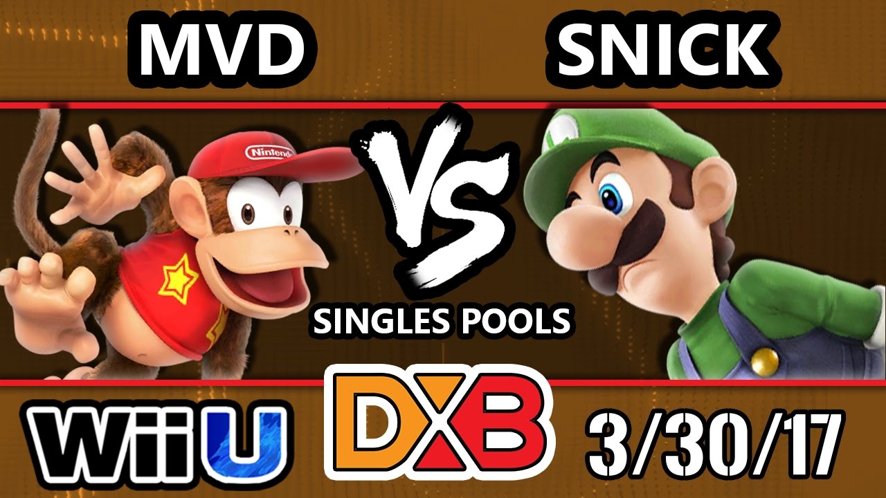 DXB 2017 SSB4 - Snick (Luigi) Vs. PG | MVD (Diddy) Smash 4 Tournament ...