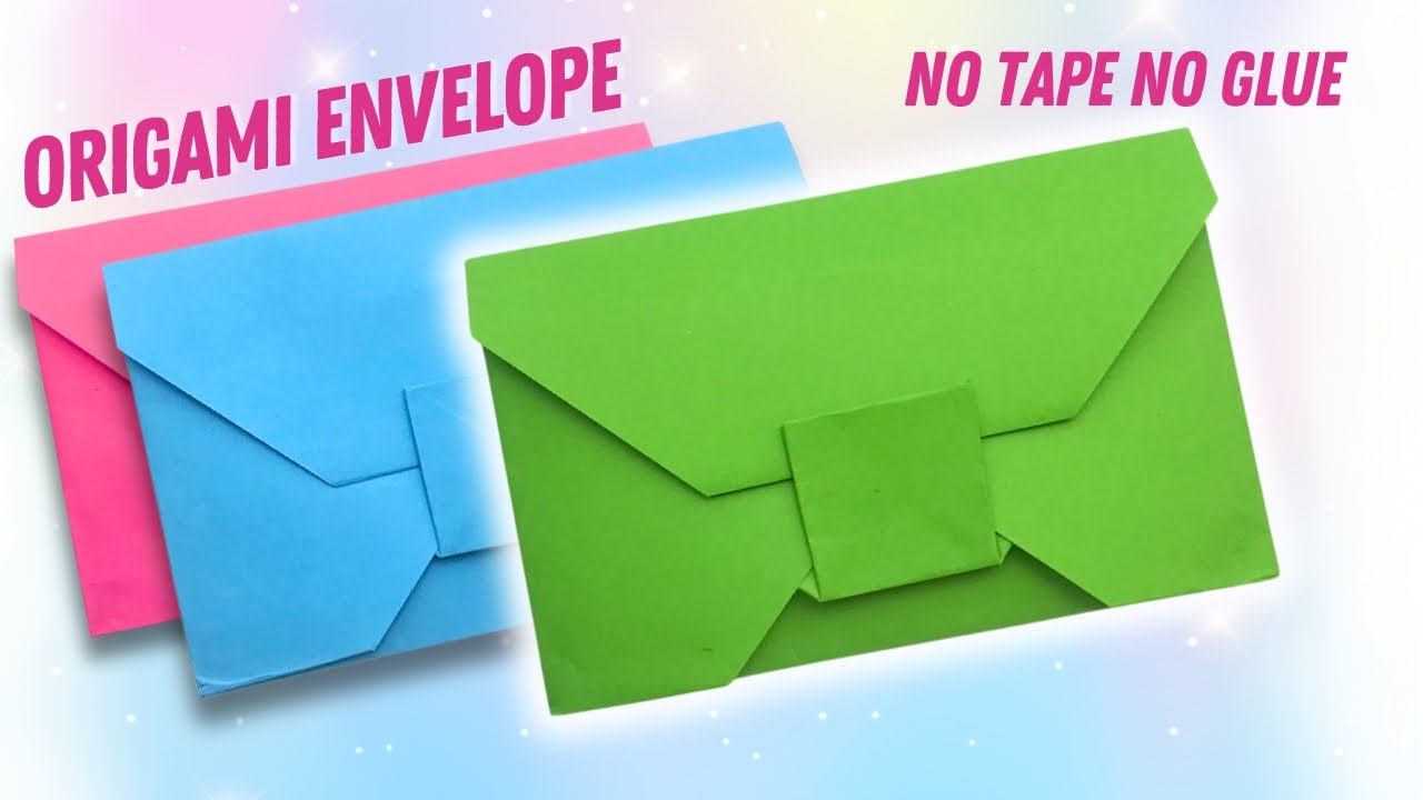 Origami Envelope No Glue No Tape ️ How to Make Envelope - YouTube