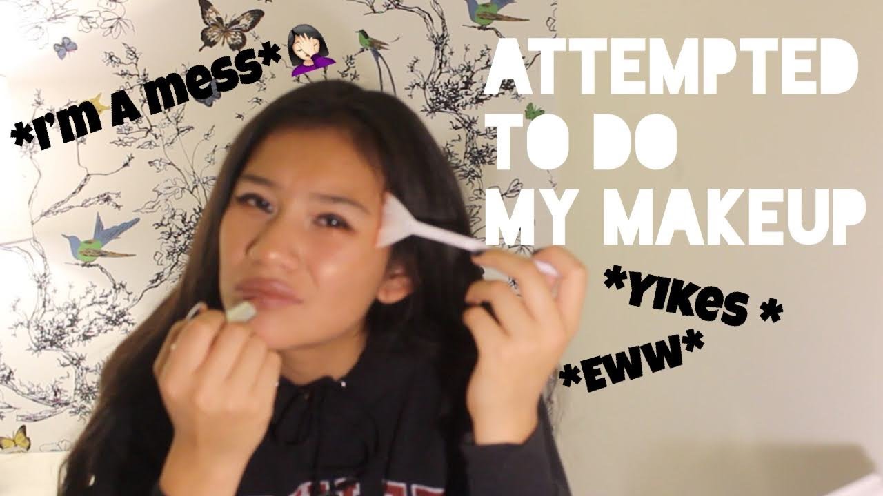 First Time Doing A Full Face of Makeup 🤦🏻‍♀️*FAIL* - YouTube