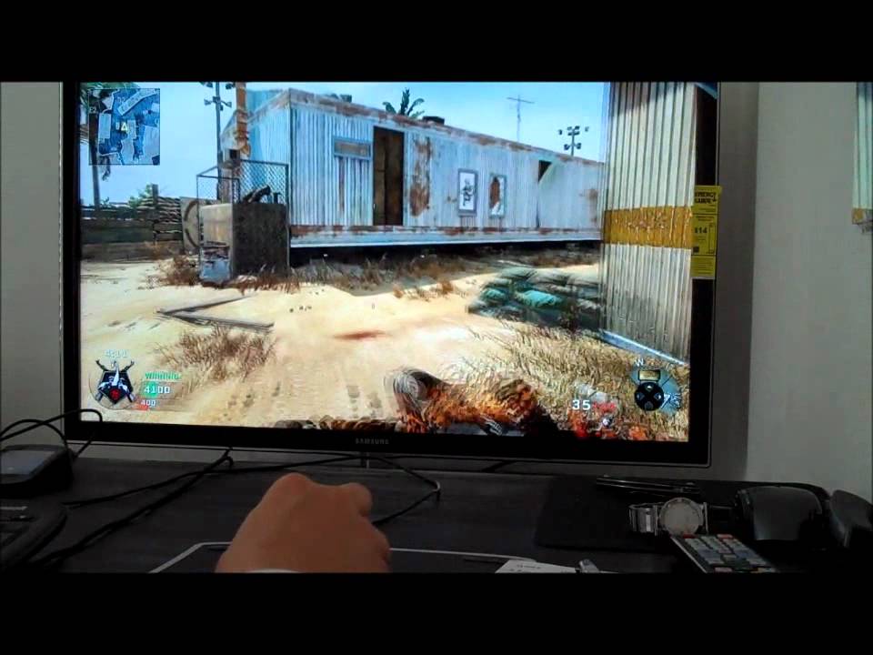 Samsung UN46D6000 46-Inch PS3 xim 3 Input lag testing - YouTube