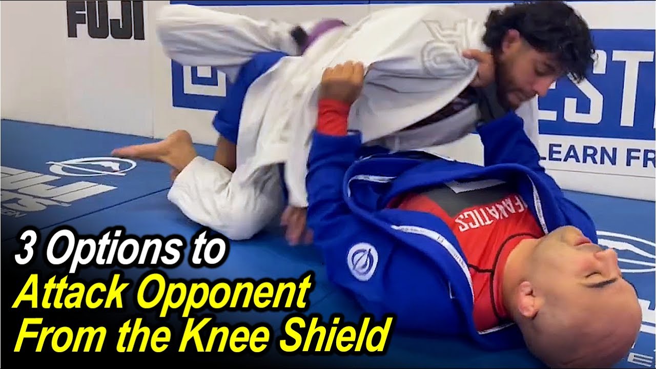 3 Options to Attack Opponent From the Knee Shield - YouTube