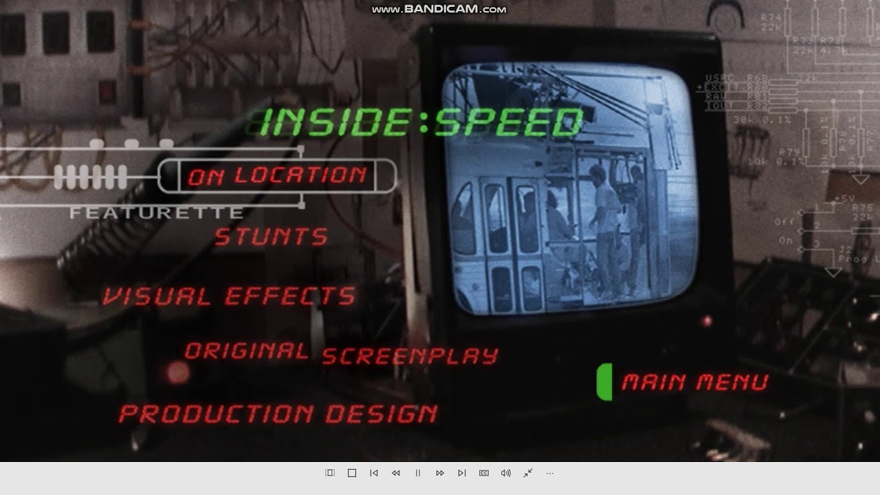 Speed 1994 DVD menu disc 2 - YouTube