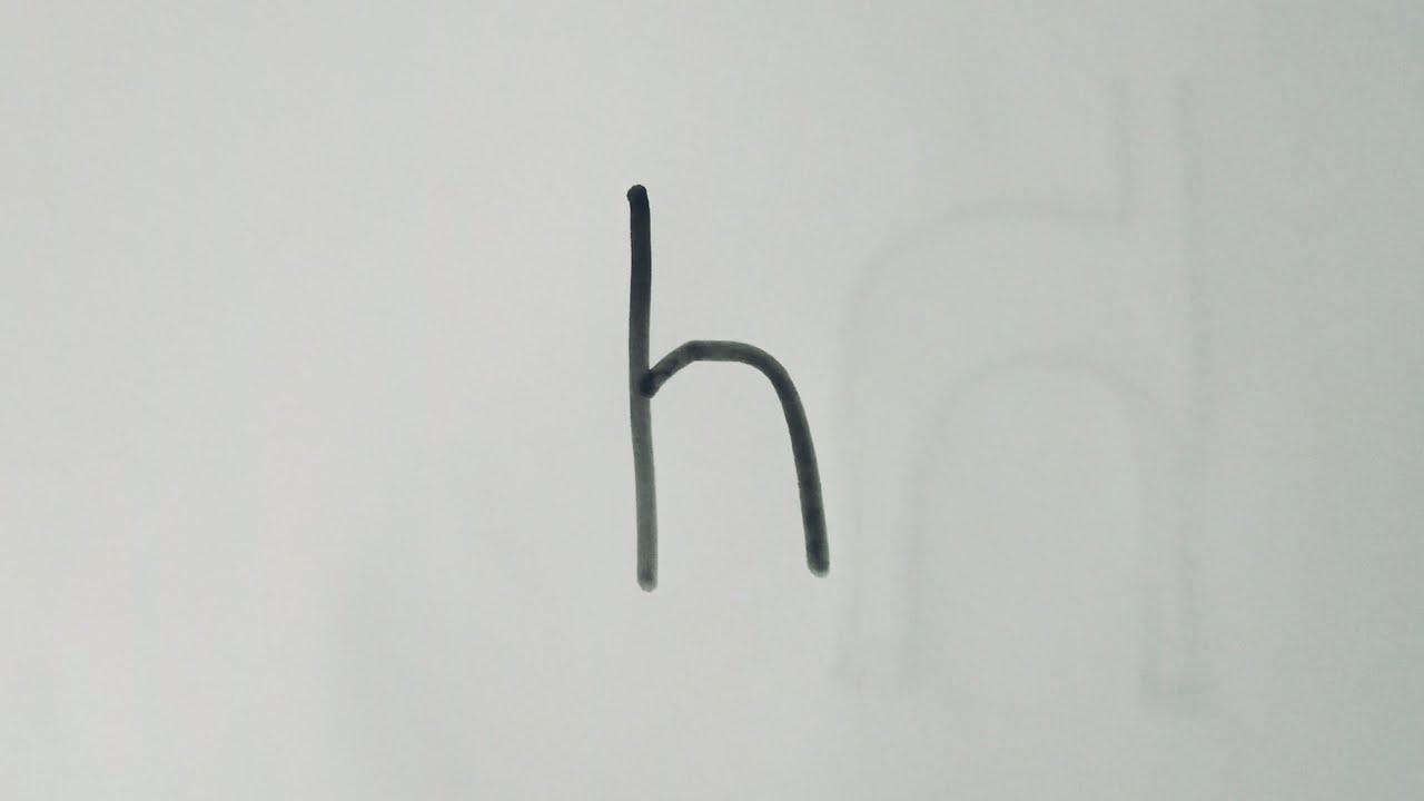 How to draw a Giraffe/Easy drawing from letter h/Giraffe drawing easy ...