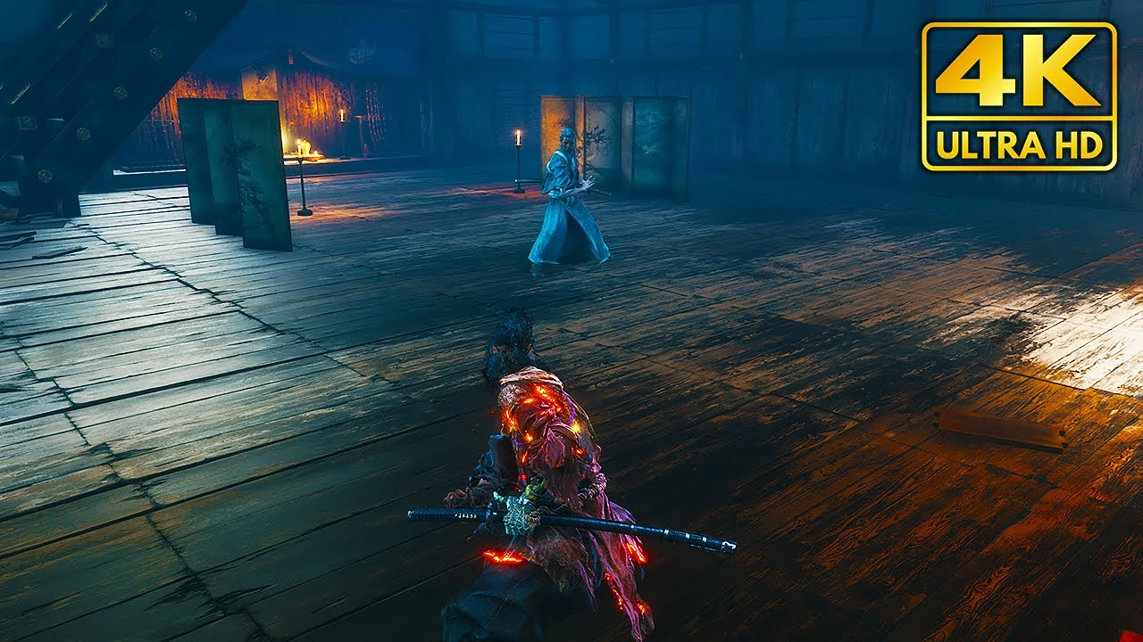 Ashina Elite - Jinsuke Saze Boss Fight (4K Ultra HD) | Sekiro: Shadows ...