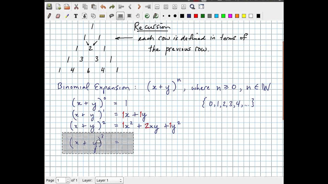 MCR3U - Pascal's Triangle & Binomial Expansion - YouTube