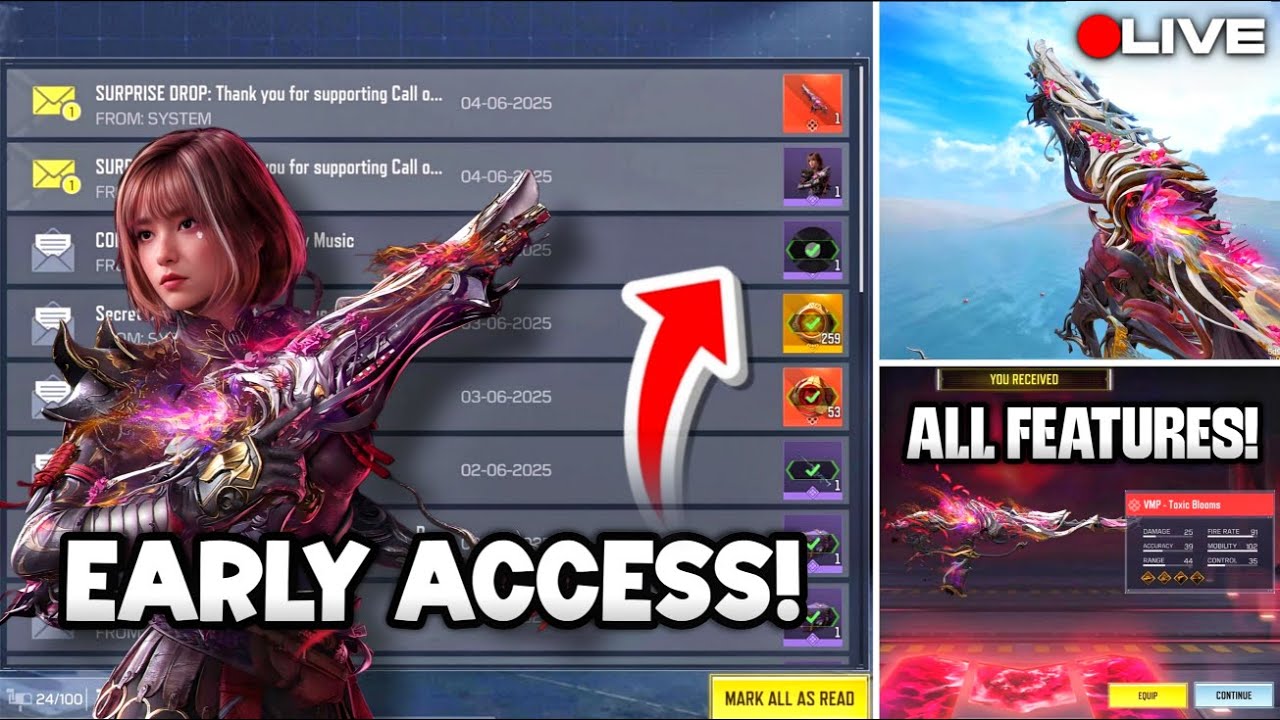 Grinding Diamond for new VMP smg | CODM Live - YouTube