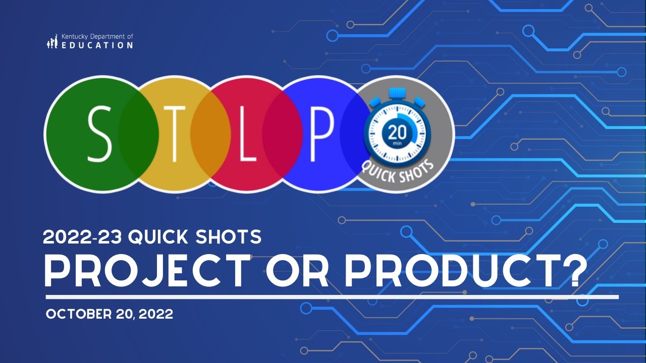 STLP Quick Shot Projects vs Products - YouTube