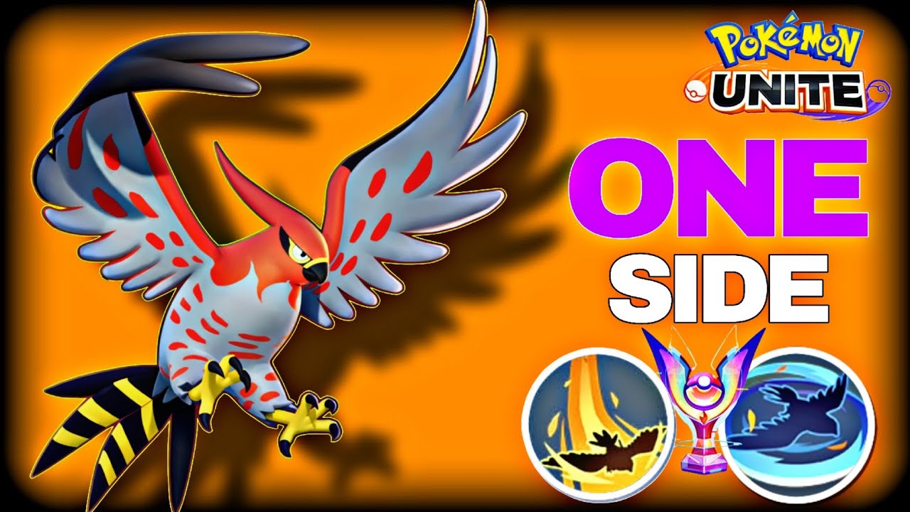 TALONFLAME ONE SIDE GAMEPLAY POKEMON UNITE RANK MATCH - YouTube