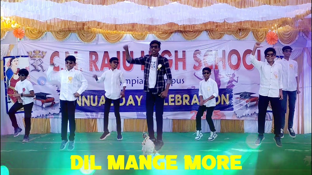 Dilmange More Dance Performance by School Boys | CN Raju High School ...