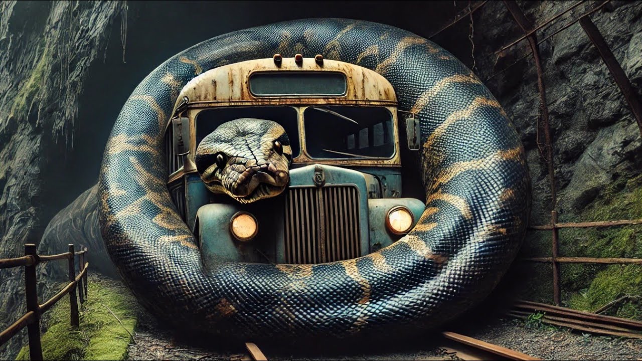 Old Cars Are Dominated by Giant Pythons. Animasi ( Travel Amazon) - YouTube
