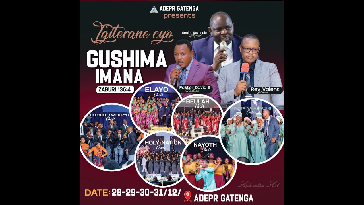 IGITERANE CYO GUSHIMA IMANA Le28/12/2025@ADEPR-GATENGA - YouTube