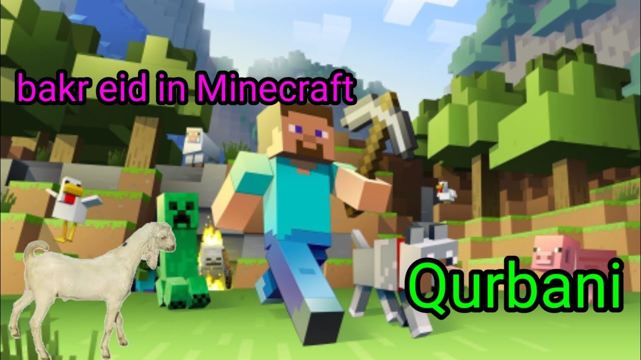 Bakra Eid in minecraft Qurbani - YouTube