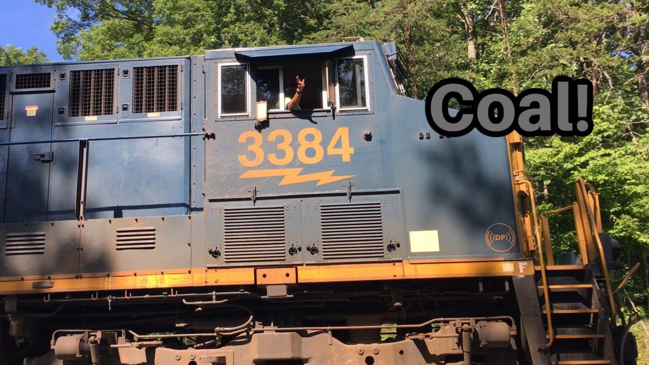 CSX Coal on the Clinchfield!! Loaded south and empty BLAZIN' north ...