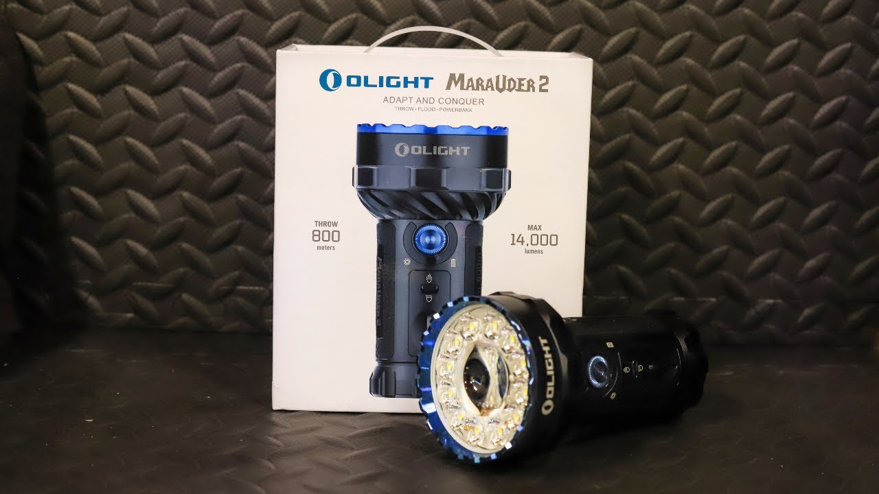 Olight Marauder 2 Flashlight - YouTube