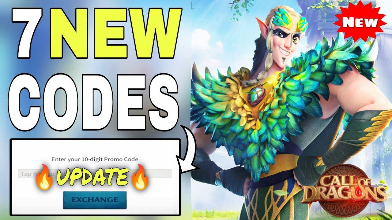 🔥NEW🔥 CALL OF DRAGONS REDEEM CODES - CALL OF DRAGONS GIFT CODES - COD ...