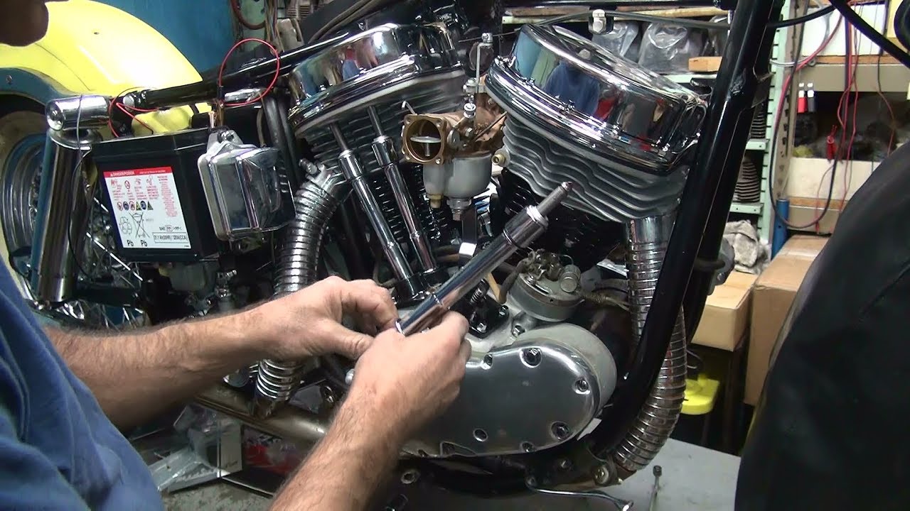 1965 panhead #158 74ci flh motor rebuild and bike repair harley by ...