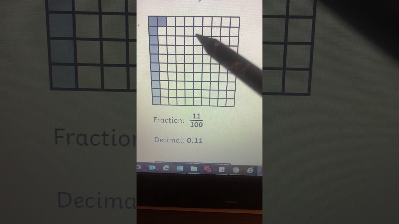 MAB blocks as decimals - A visual representation - YouTube