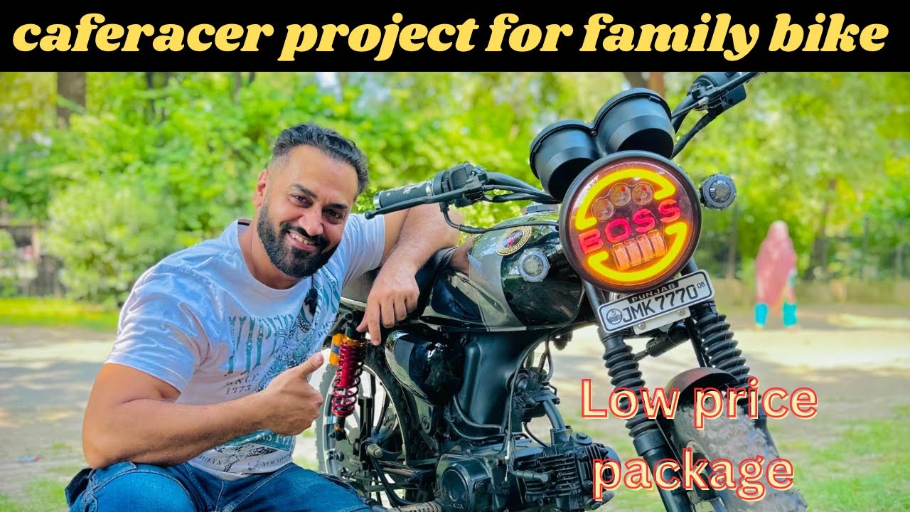 CD 70 Converted To Cafe Racer And Family Bike only At | Tahir ...