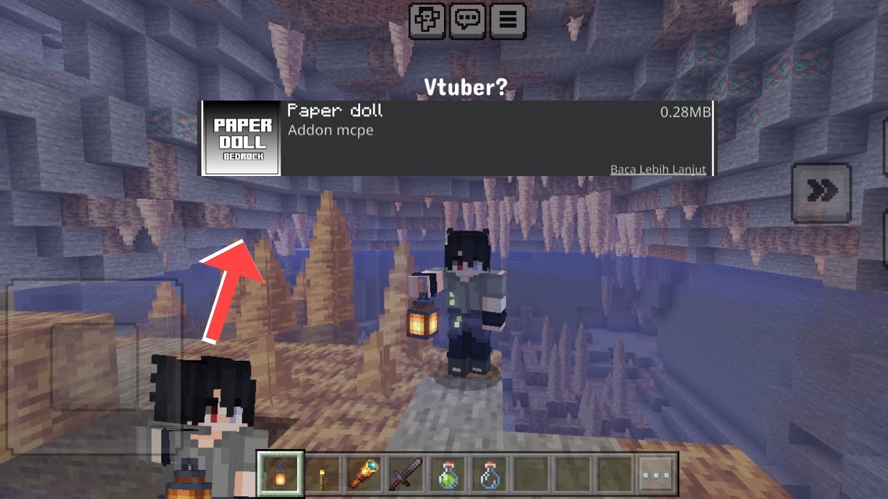 Texture pack paper doll new update mcpe 1.21 - YouTube