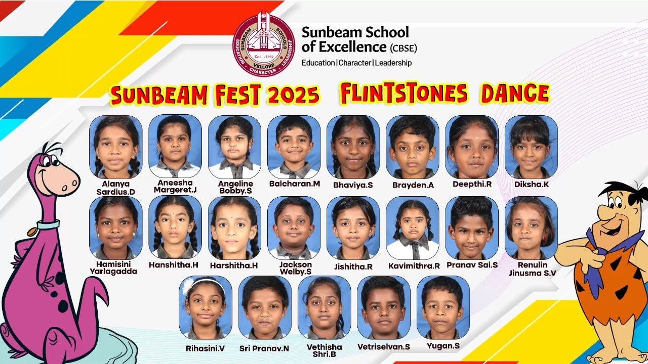 Sunbeam Fest 2025 - CBSE IV - Flintstones Dance - YouTube