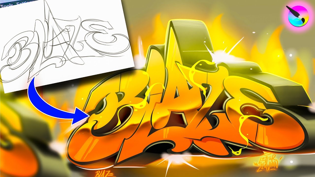 Can You Really Create MIND BLOWING Graffiti with Krita? - YouTube