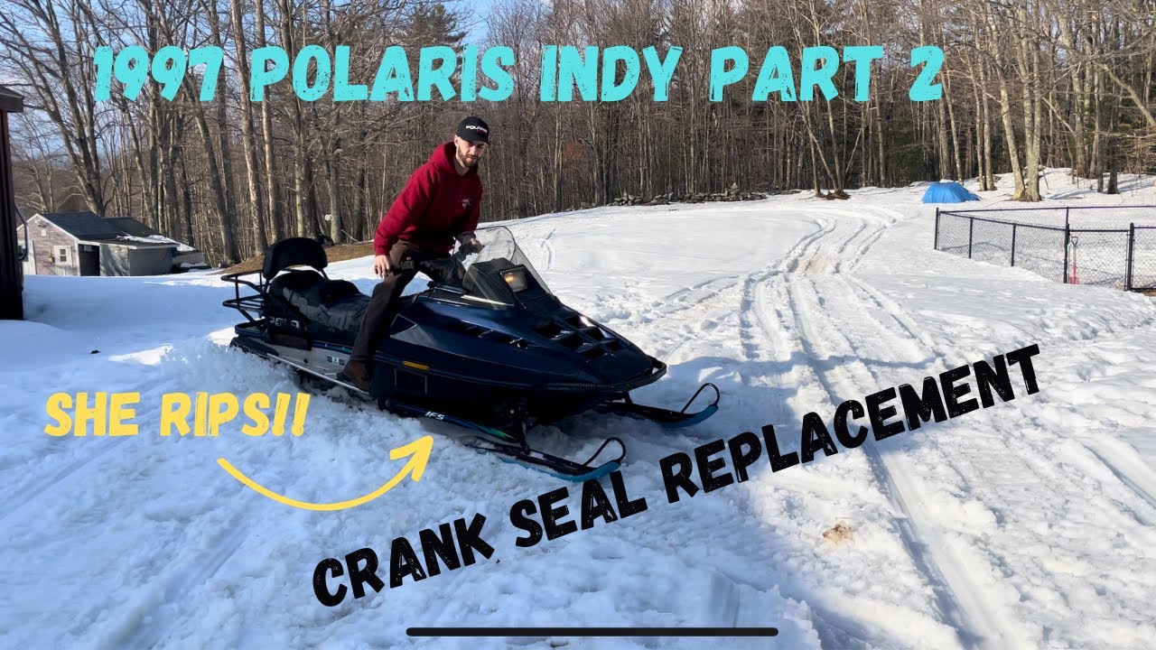 1997 Polaris Indy Crank Seal Replacement - YouTube