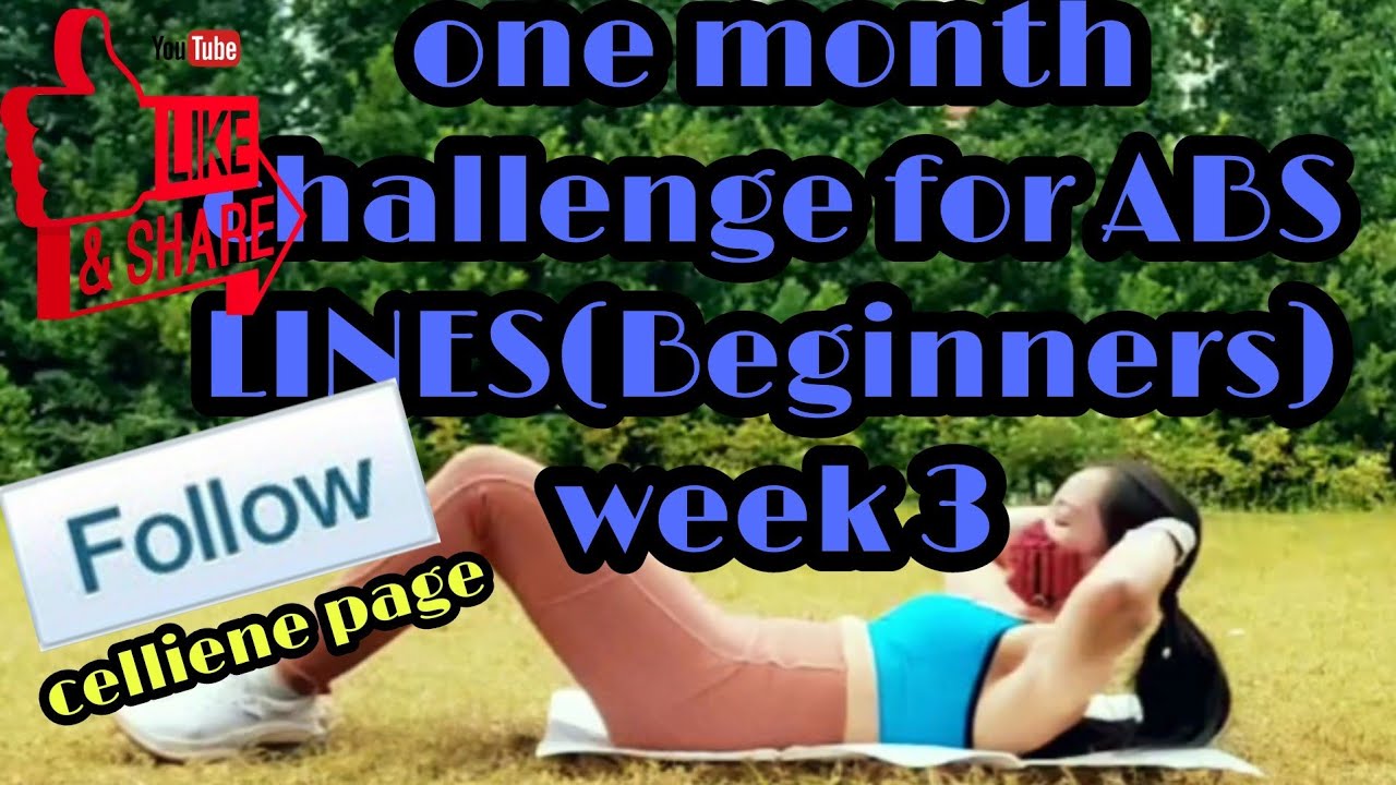 November challenge week 3 (ABS LINE) - YouTube