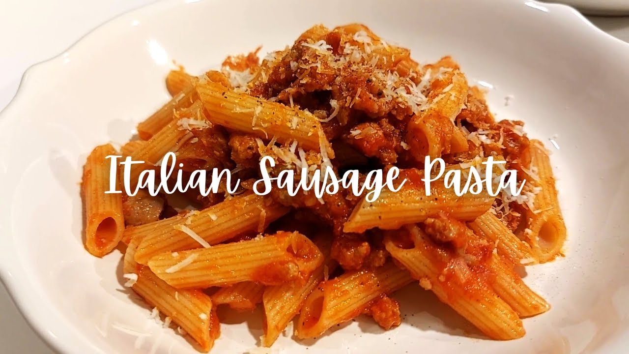 Easy Ragù Pasta: Italian Sausage & Tomato Delight! - YouTube