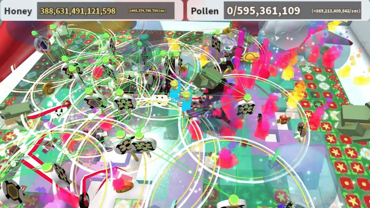 128T Level 19 Red Hive Honeyday Boost | Festive Bean | Bee Swarm ...