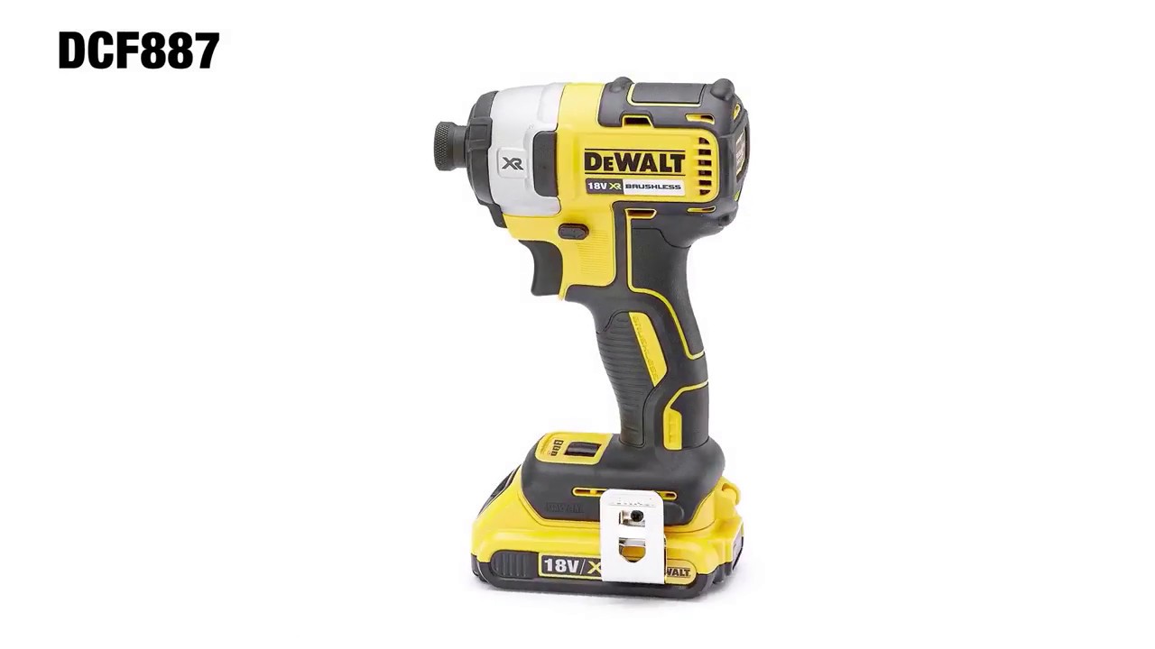 Dewalt DCF887 Brushless Compact Impact Driver - YouTube