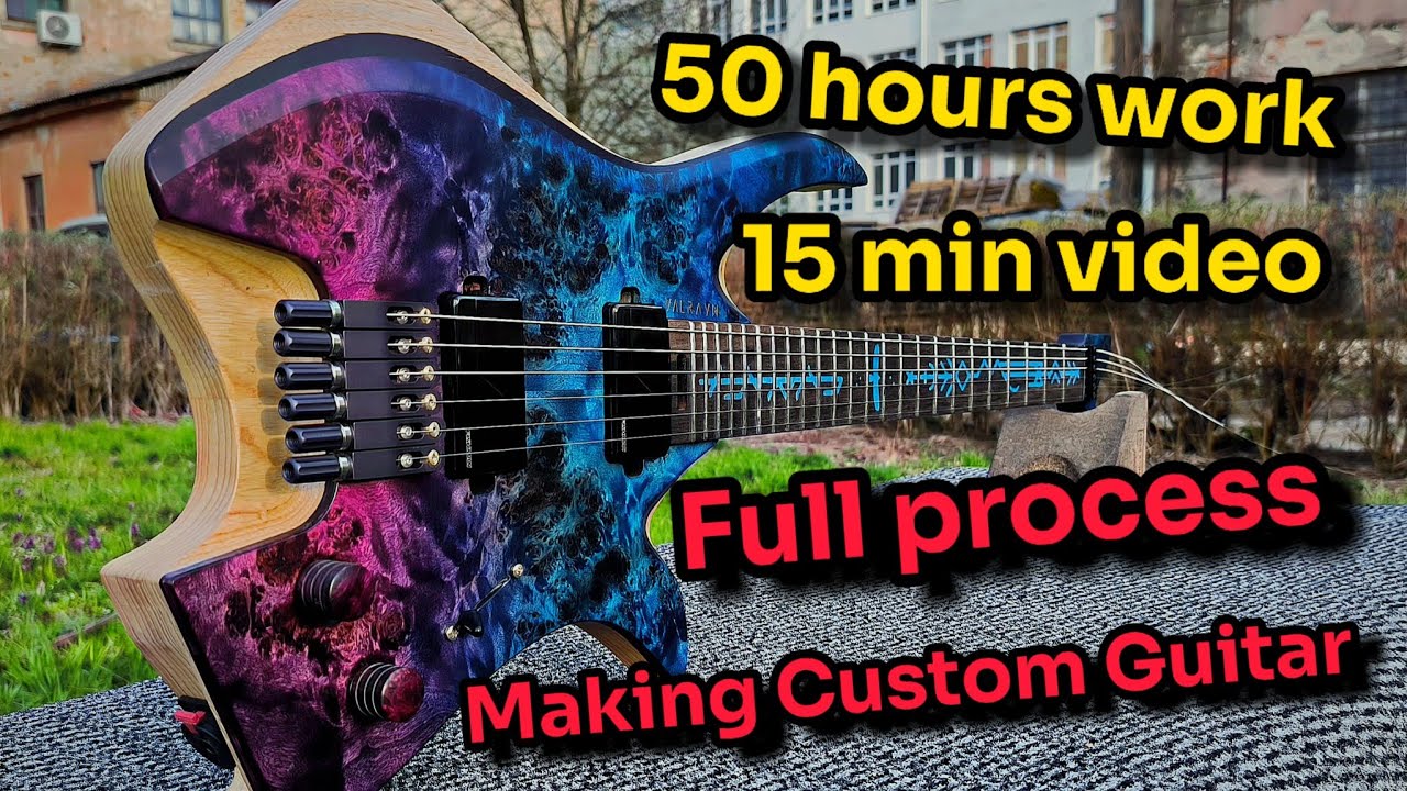 Electric Guitar build from scratch - YouTube