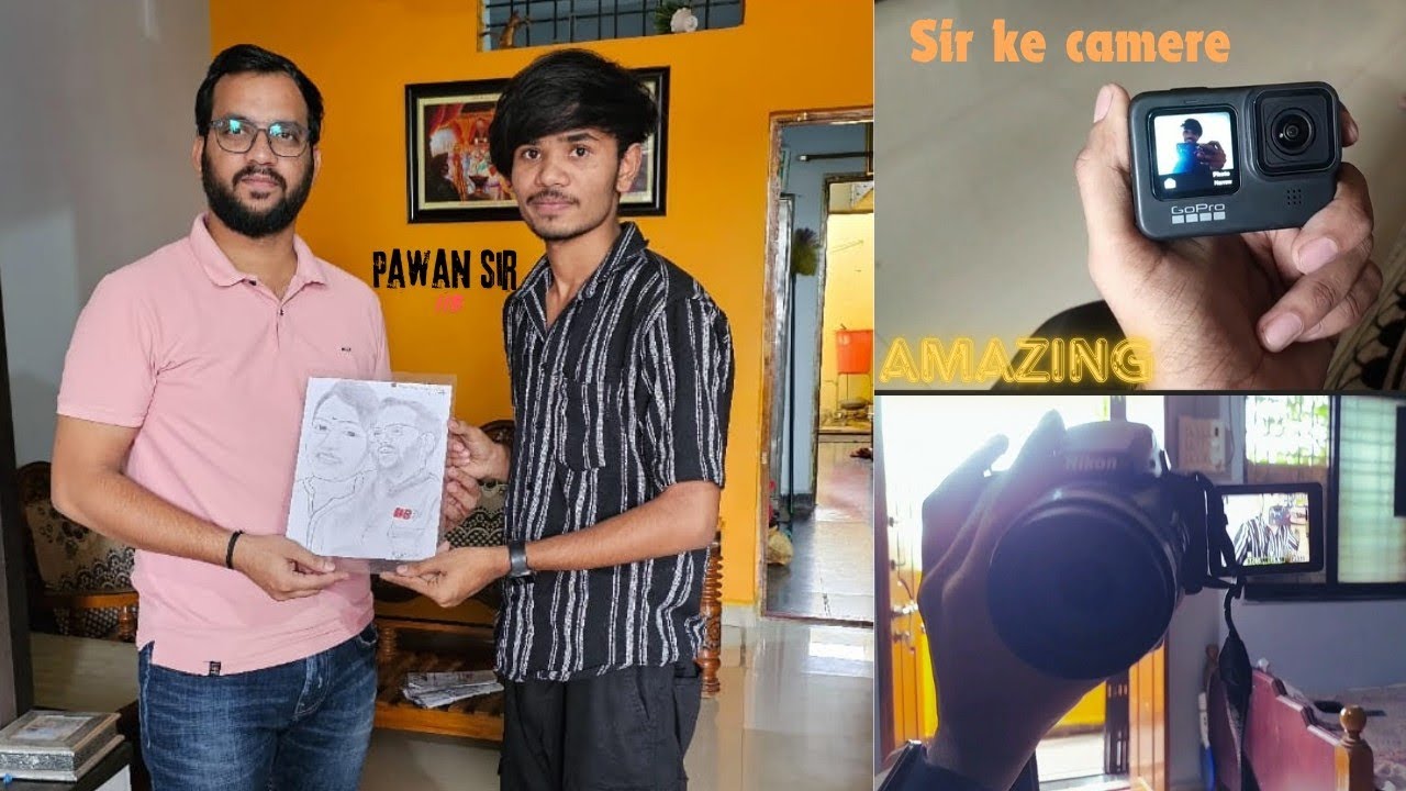I MADE SKETCH OF Pawan Jadhav sir || amazing day with sir #pawansiriib# ...