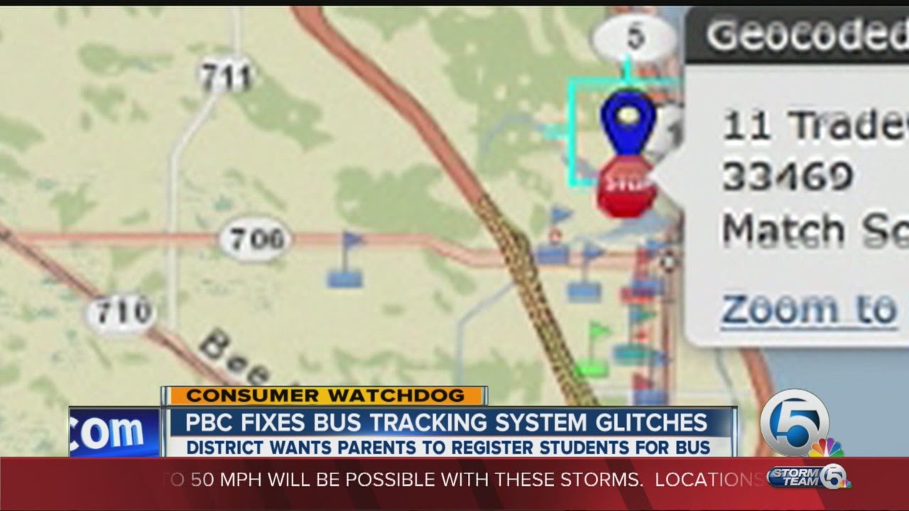 PBC school bus tracking system back on track - YouTube