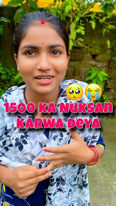 1500 ₹ Ka Chuna Lag Gaya 🥲🥺 || #newminivlog #youtubeshorts #vlog - YouTube
