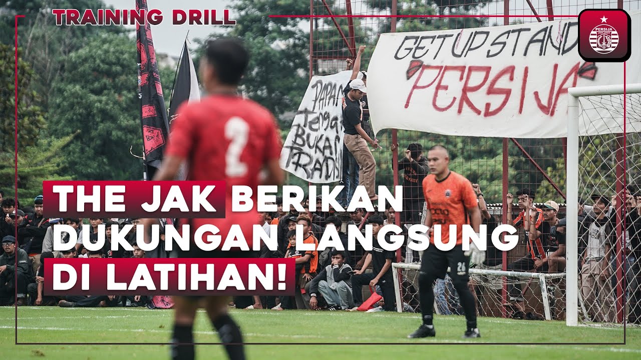 The Jakmania Berikan Dukungan Langsung di Persija Training Ground ...