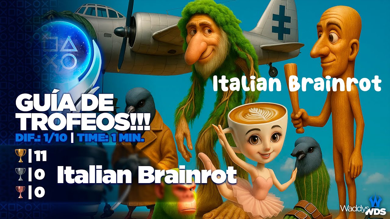 🏆 Platino: Italian Brainrot - [GUÍA DE TROFEOS / TROPHY GUIDE] - YouTube