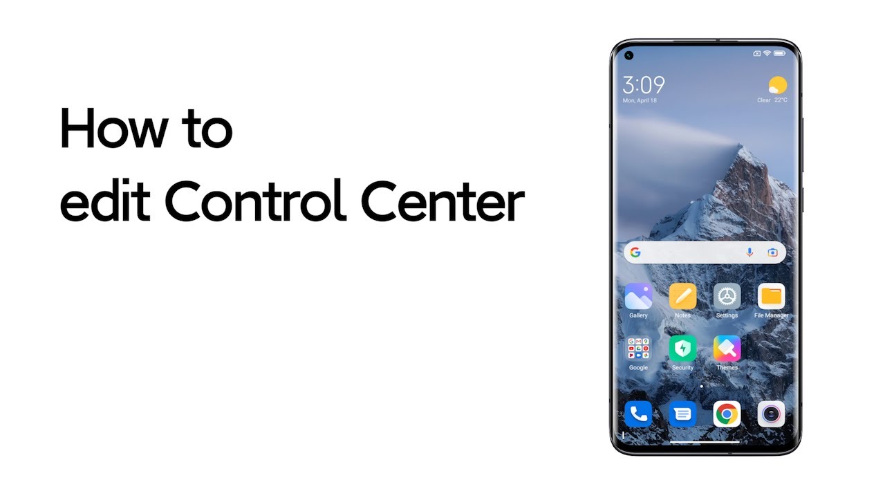 How to edit Control Center - YouTube
