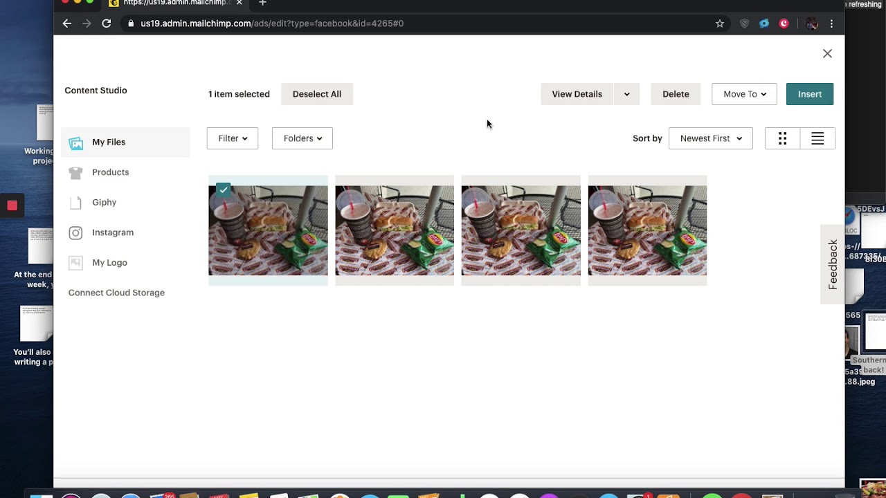 Mailchimp/FB Ad Example - YouTube