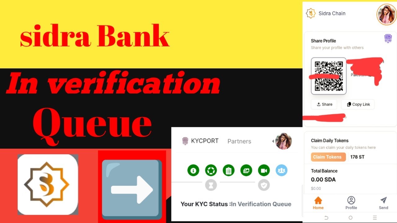 Sidra app p2p verification method done |in queue verification sidra app ...