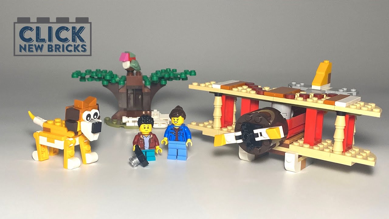 Lego Creator 31116 Safari Wildlife Tree House (Biplane) Speed Build ...