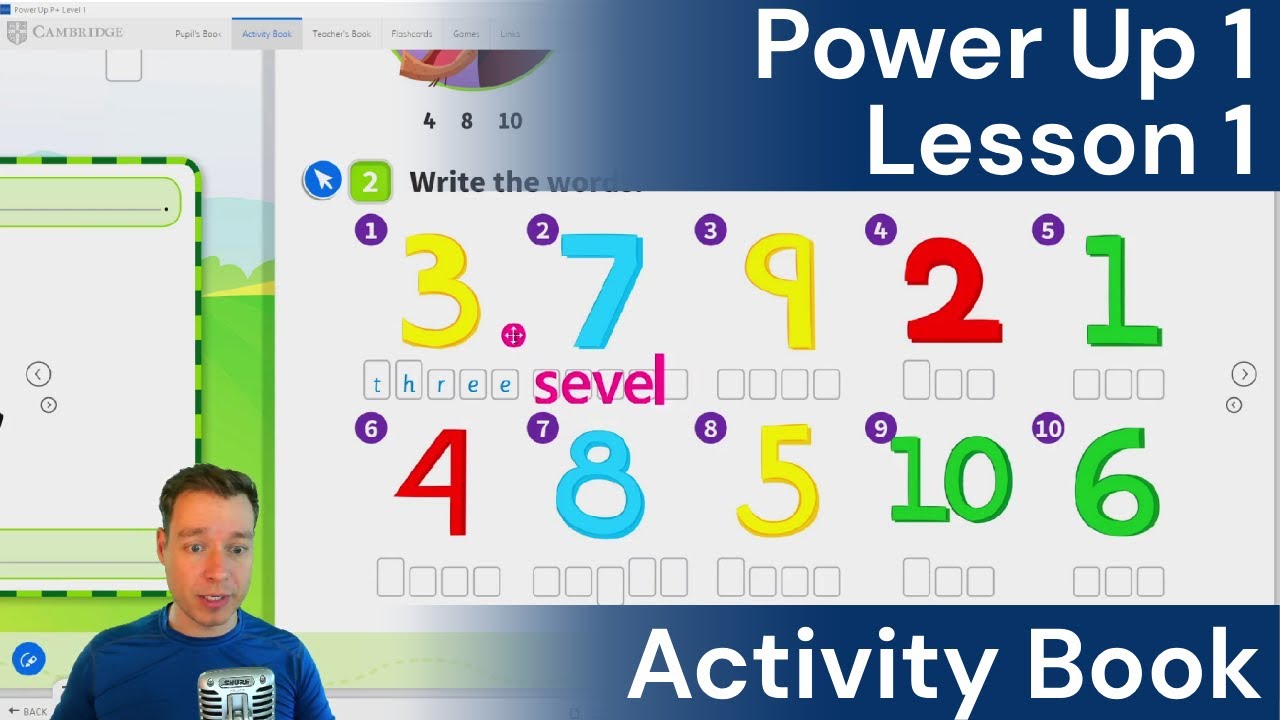 Learn Colors, Numbers & Age in English | Workbook Level 1 Unit 1 Lesson ...