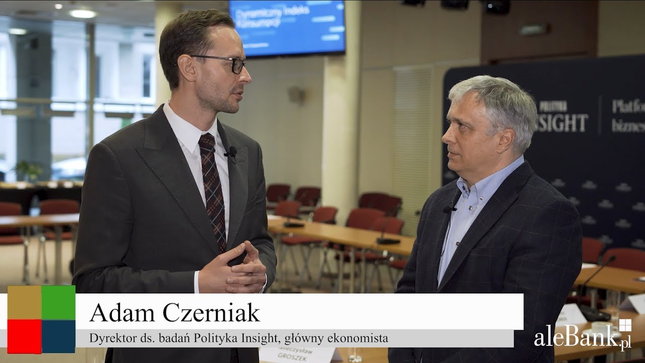 Adam Czerniak, Polityka Insight: Konsumpcja hamuje - pokazuje DIK - YouTube