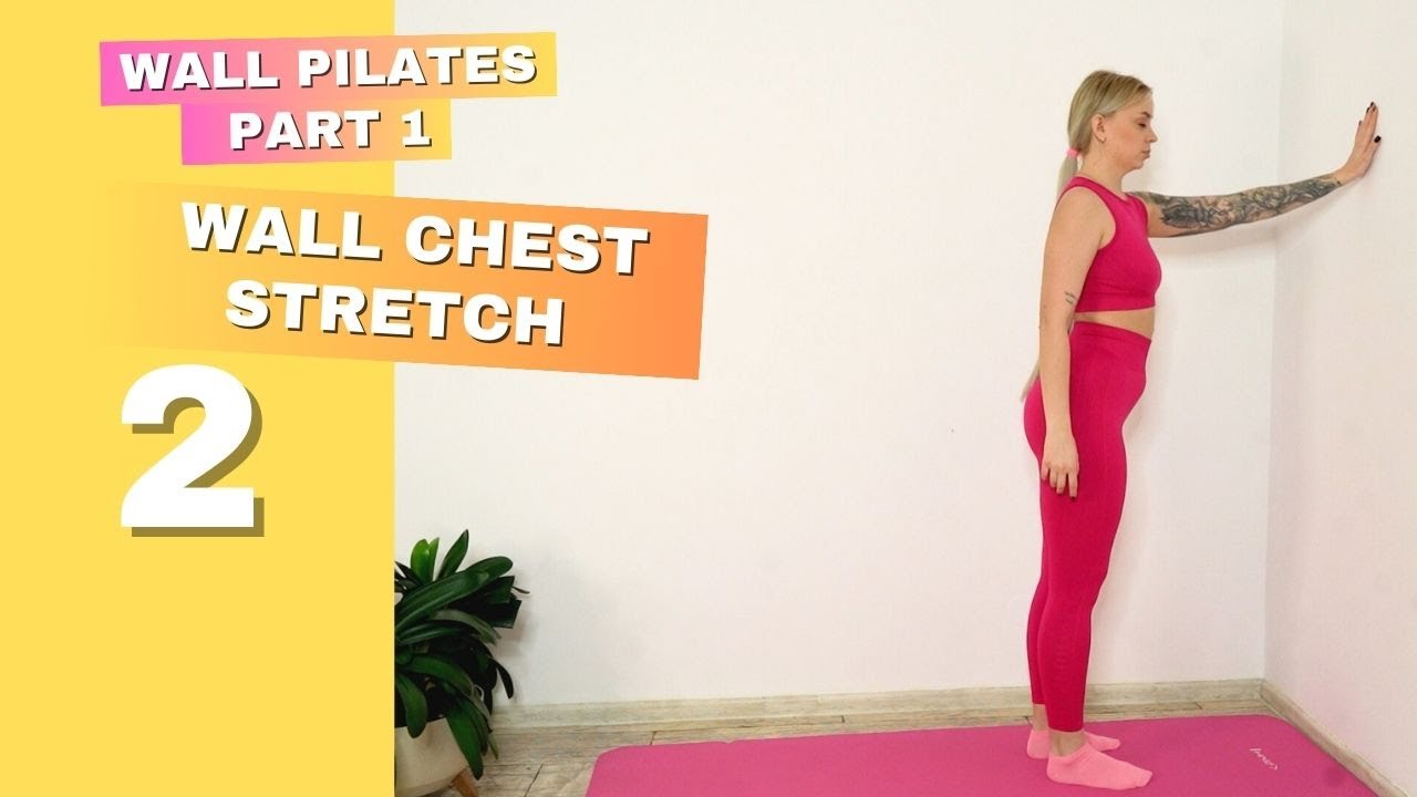 Wall Chest Stretch Wall Pilates Workout💪🏽🔥Wall Pilates Book Part 1 by ...